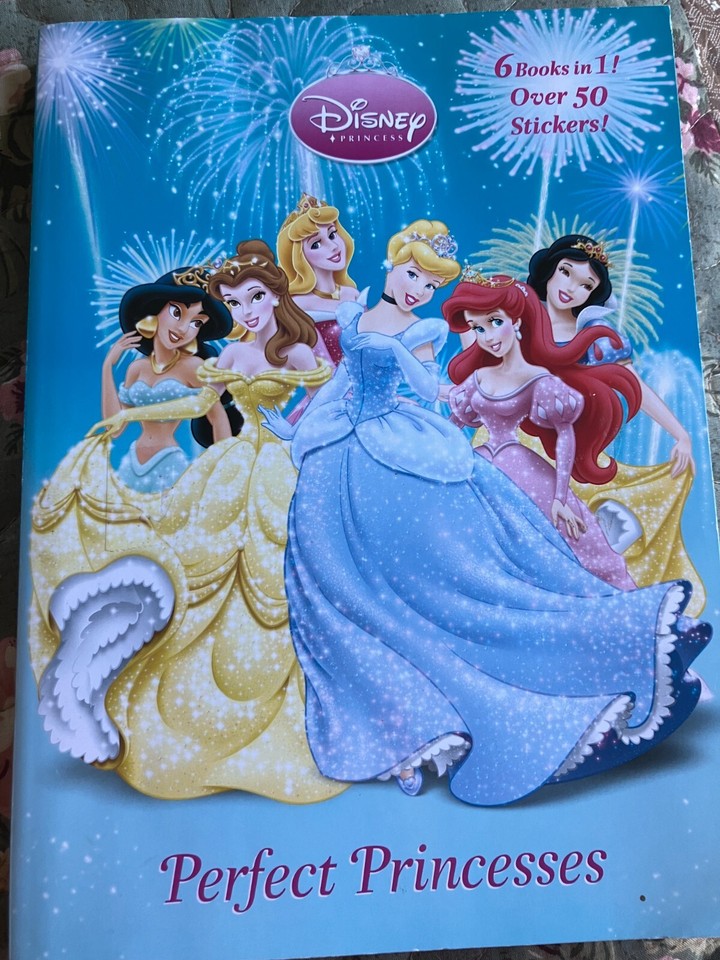 Disney Princess AND Garfield Jumbo Coloring and Activity Books | eBay