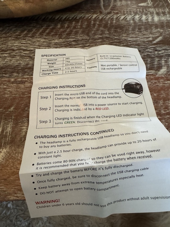 GOFORWILD Headlamp | eBay