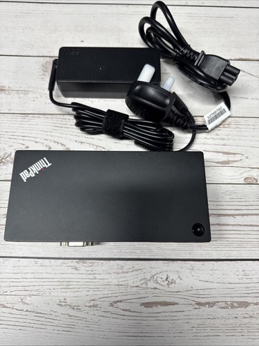 Lenovo ThinkPad USB-C Dock Docking Station With 65w Ac Adapter DK1633 ...