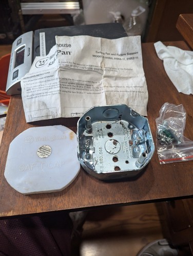 Westinghouse 4 In. Octagon Ceiling Fan Box 1-1/2" | eBay