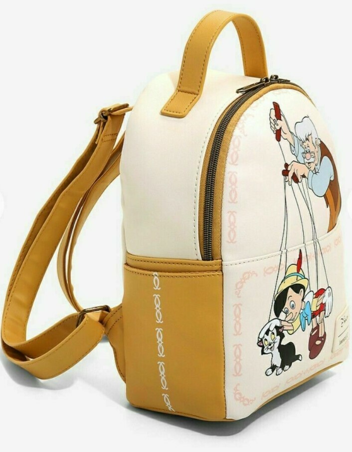 Disney Pinocchio Geppetto & Figaro Mini Backpack - New | eBay