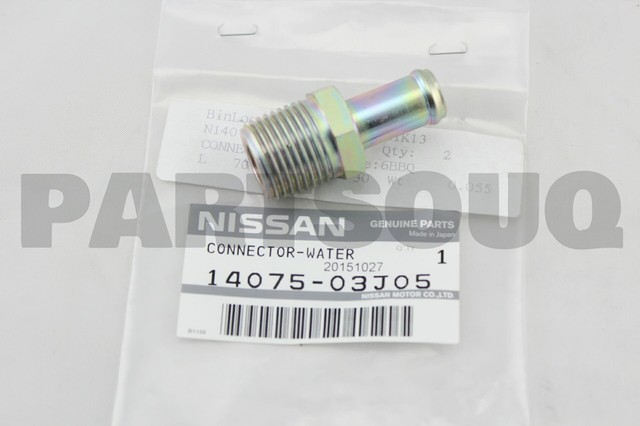 1407503J05 Genuine Nissan Connector-water 14075-03j05 for sale online ...