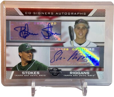 2007 Topps Co-Signers Dual Autograph Brian Stokes & Shawn Riggans Card ...