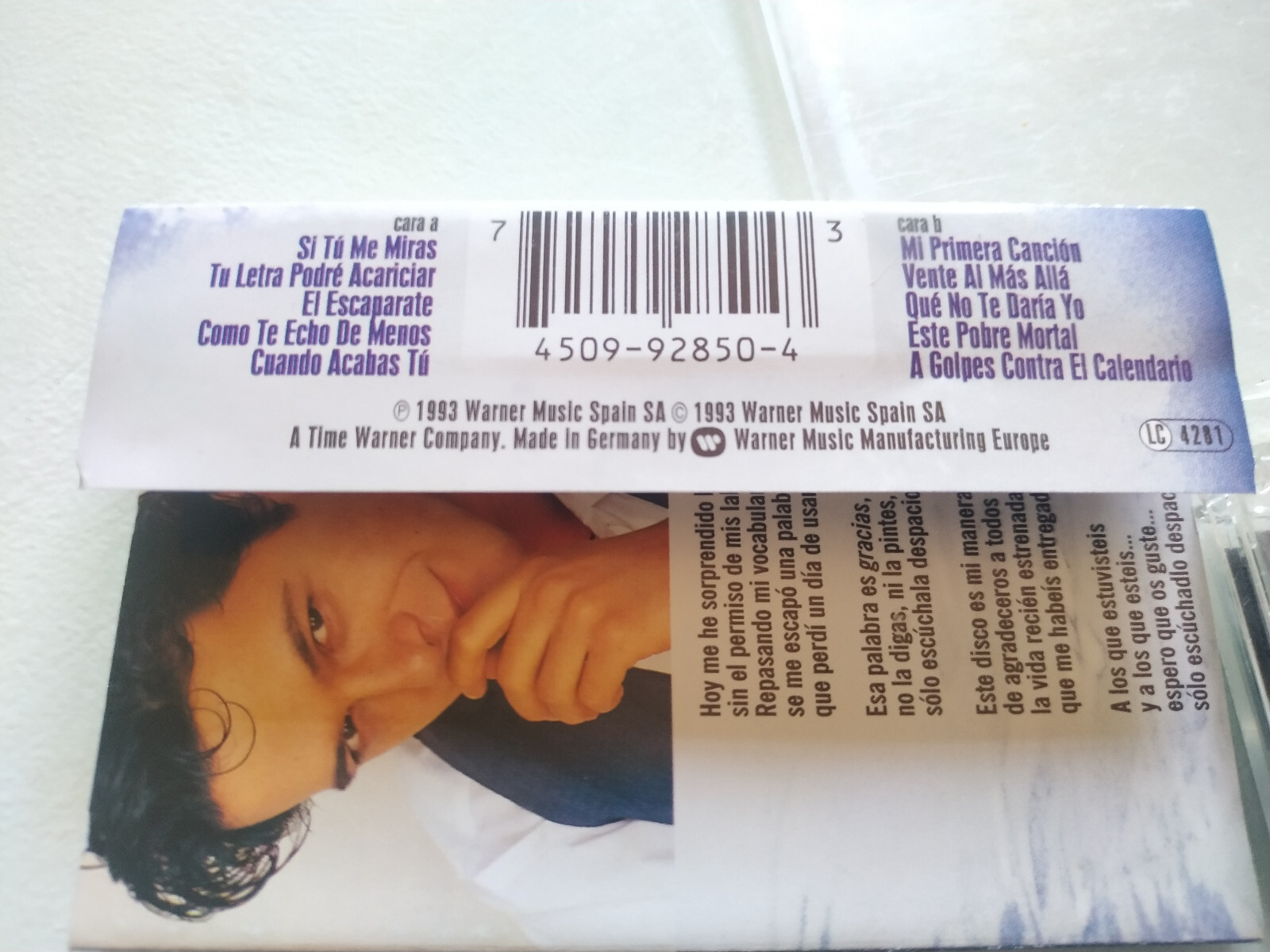 Si Tu Me Miras by Alejandro Sanz (Cassette, Aug-1993, WEA Latina) for sale online | eBay