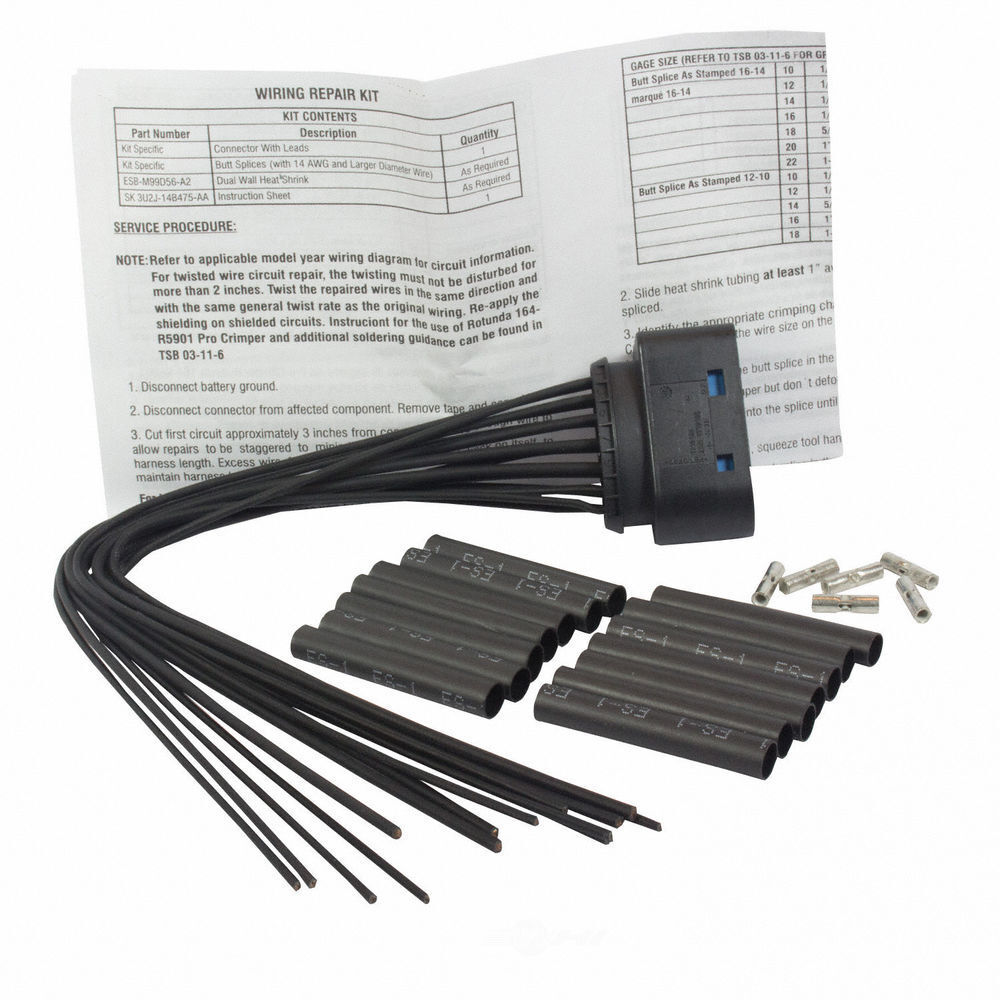 Headlight High / Low Beam Light Connector-Lamp Connector Motorcraft WPT ...