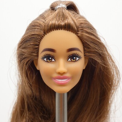 Barbie Fashionistas 217 Doll Head Medium Light Skin 65th SuperStar 2024 ...