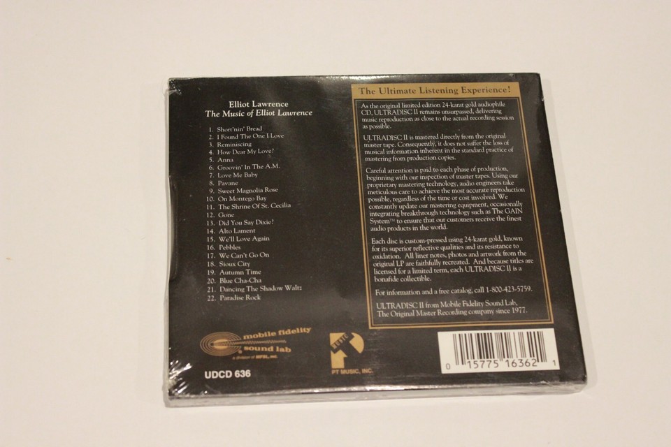 Elliot Lawrence - Music of Elliot Lawrence - MFSL 24k Gold CD - NEW ...