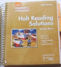 Elements of Literature : Holt Reading Solutions by Rinehart and Winston ...
