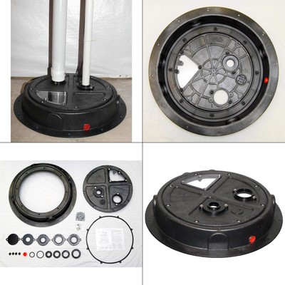 Radon Mitigation Basin Cover | Everbilt Sump Sewage Lid Tight Cap Gas ...