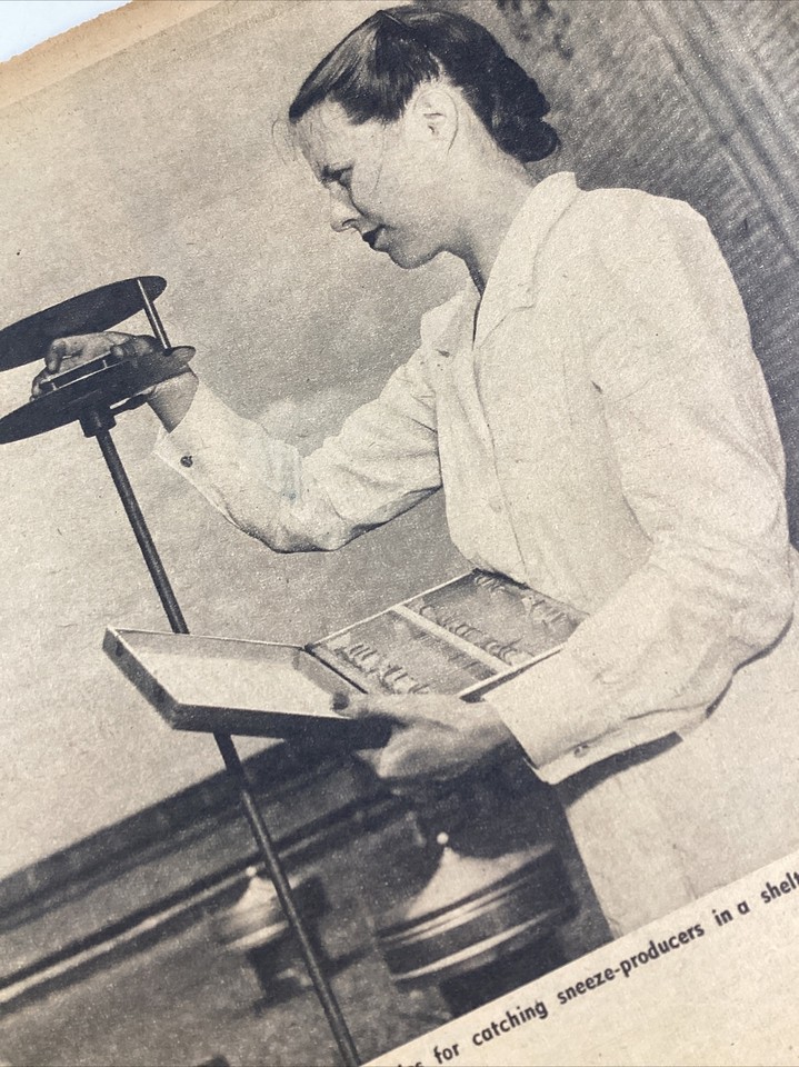 Atlanta GA Print Article 1948 AJC Hay Fever Dr John Jacobs Helen Baylis ...