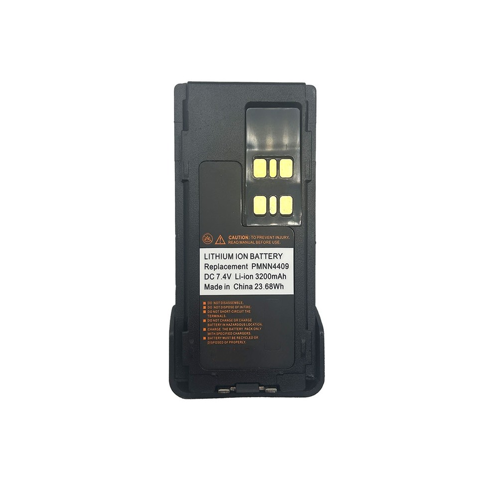 3x 3200mAh PMNN4409 USB-C Li-ion Battery for XPR7550e XPR3500 APX4000 ...