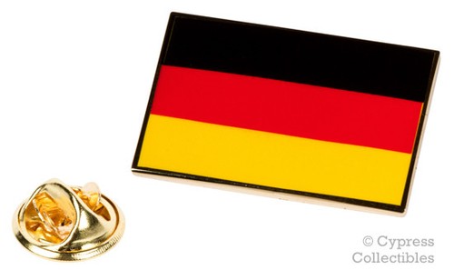 GERMANY FLAG ENAMEL LAPEL PIN Deutschland GERMAN Bundesflagge TIE TACK ...