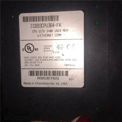 1PCS Gebraucht Ge Fanuc IC693CPU364 (IC693CPU364-FK) 90-30 Serie CPU ...