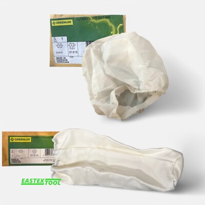 GREENLEE INNER FILTER BAG 31314 & OUTER FILTER BAG 31315 FOR 690 ...