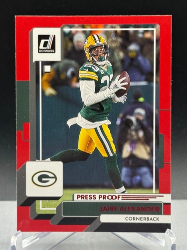 Jaire Alexander - Press Proof RED parallel - Packers - 2022 Panini ...