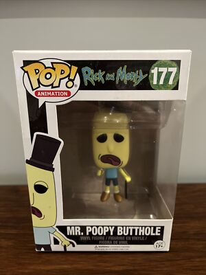 Funko Pop Animation Rick & Morty #177 Mr. Poopy Butthole Figure NEW | eBay