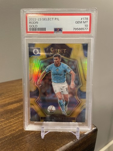 2022-2023 Panini Select Rodri Gold # /10 PSA 10 Gem Mint Manchester ...