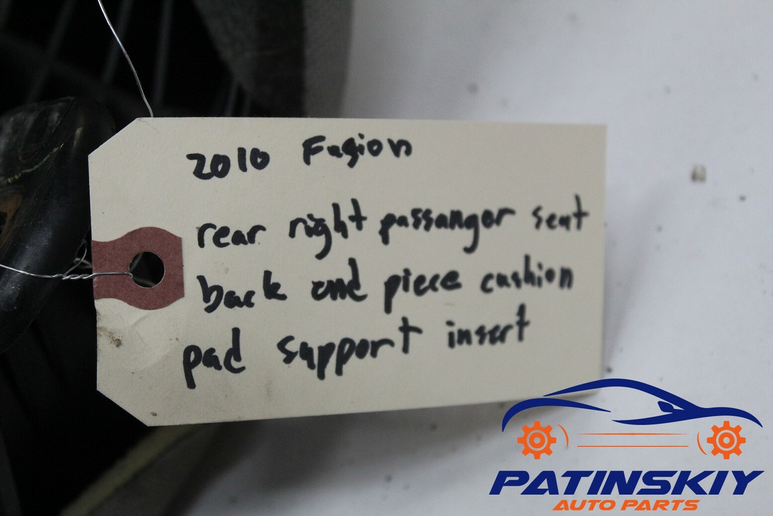 2010 FORD FUSION REAR RIGHT PASSENGER SEAT CUSHION PAD BACK SUPPORT RH ...
