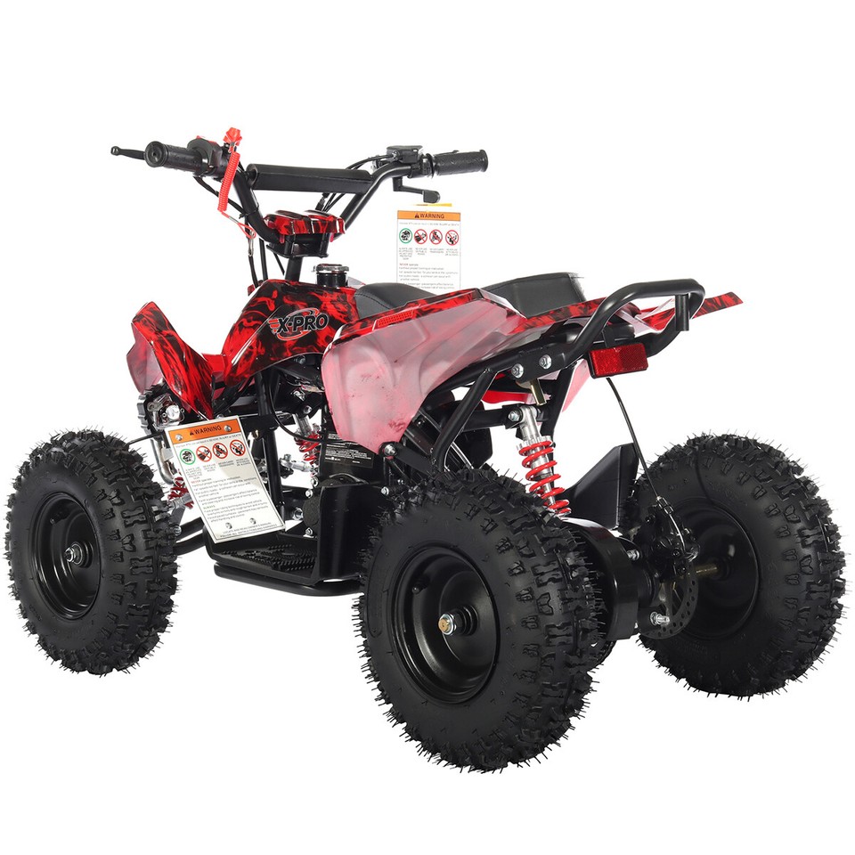 X-PRO Thunder 40cc Kids ATV Mini Quad Chain Transmission Pull Starter ...