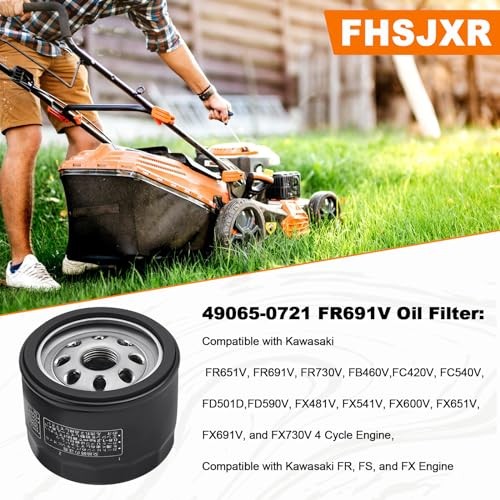 6x Oil Filter 490657007 for Kawasaki FR691V FR730V FR651V FR600V FX600V FX730V | eBay