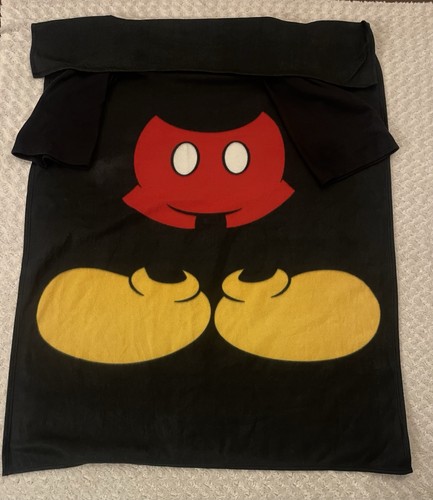 Mickey Mouse Disney Blanket Throw SNUGGIE Sleeves Wearable 69”x 45 ...