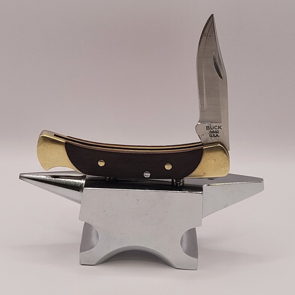 Buck "The 55" 055 Clip Point Lockback Pocket Knife Hunter - Made in the ...