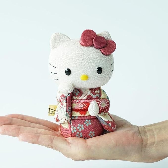 HELLO KITTY Maneki Neko Kimekomi Lucky Doll purple Kakinuma Toko ...