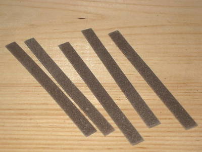 5 Flex files contact burnishing course cleaning .025 thick points file ...