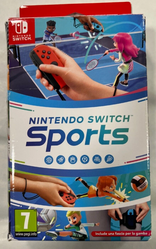 NINTENDO SWITCH SPORTS (including leg strap) NEW/Squashed box | eBay UK
