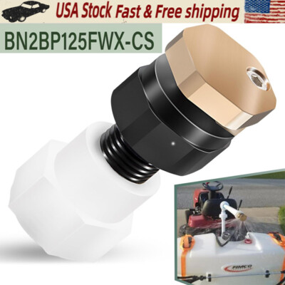 BN2BP125FWX-CS 16 Foot Broadcast Spray Full Pattern Boomless Nozzle for ...