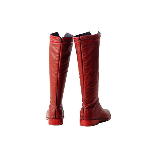 Justice League Superman Clark Kent Cosplay Leather Boots Shoes | eBay