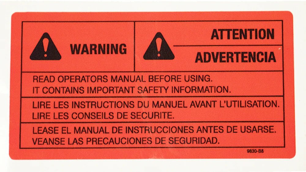 Warn Industries Warning Decal / Sticker | eBay