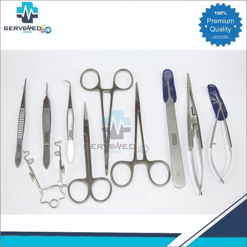 Vet Ophthalmic / Eye Instrument Kit In High Quality Instruments A+ | eBay