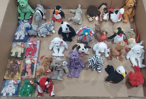 Ty Beanie Baby collection of rare ones plus McDonalds special Beanies ...