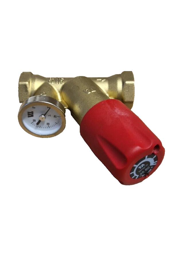 TA Therm Termostato Valvola 45-80°C Termometro Manometro 52721015 | eBay