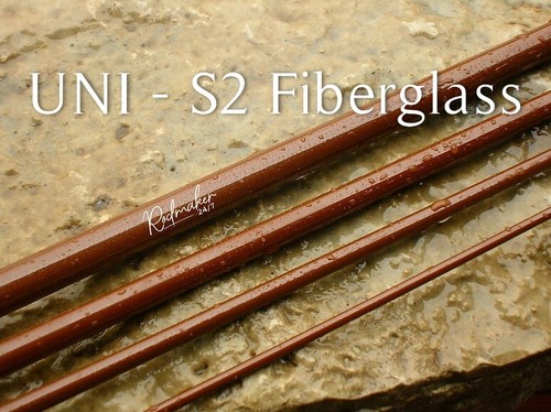 8'0" 5wt 4pc - Fiberglass Fly Rod blank - Rodmaker 247 FST NEW S2 Uni ...