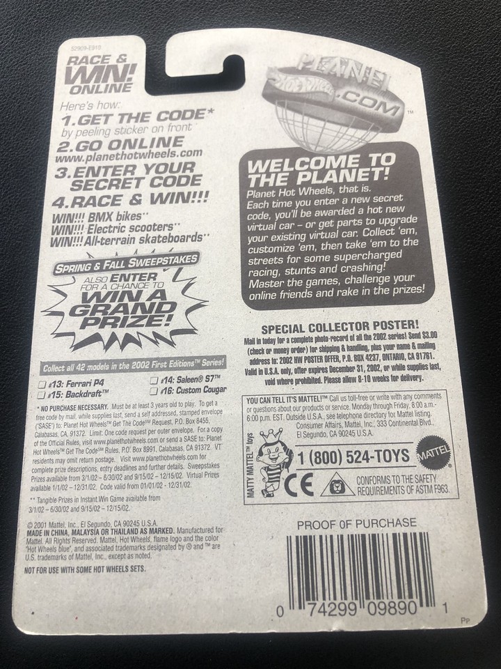 2002 Hot Wheels First Editions Backdraft 15/42 027 (A2) | eBay