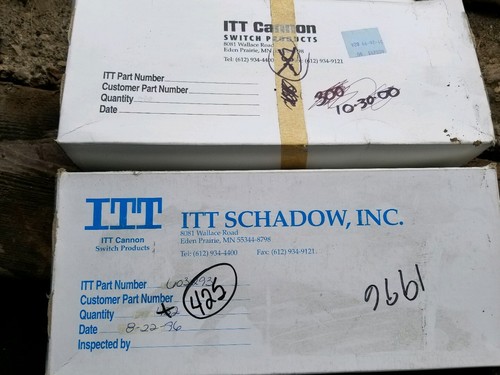 Itt cannon itt schadow 603293 miniature 3 gang switch 10pcs 3 pva ...