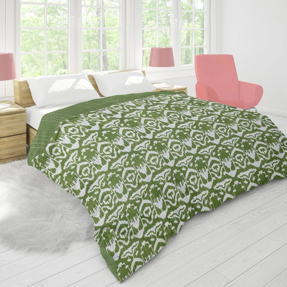 Ikat Print Quilts