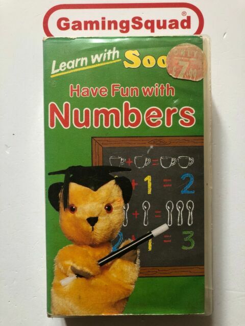 Learn With Sooty Have Fun With Numbers VHS Video Cassette PAL Tv8066 ...