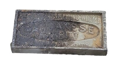 Smelting Works Manganese Genuine Babbit Lead Bar Stamped / Casted | eBay