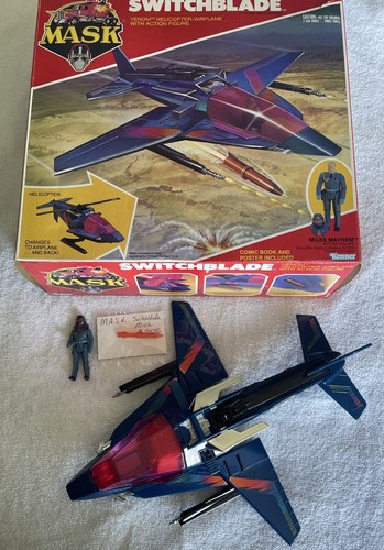 MASK Kenner Switchblade Complete Box Figure Mask & Missile NO ...