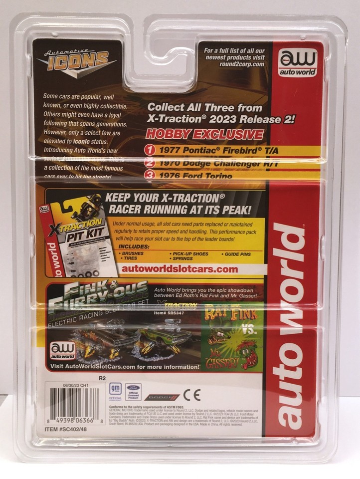 Ho Slot Cars, 77 Trans AM Smokey and the Bandit, Autoworld/ AFX Type ...