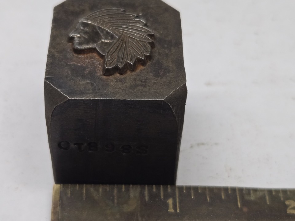 Antique Steel Mold Die Hub Stamp Jewelry Tool Pendant Native American ...
