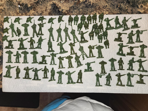 165 MARX RECAST 45 MM MILITARY TRAINING CENTER SOLDIERS IN FINE ...