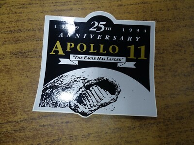 apollo 11 25th Anniversary 1969-1994 Sticker NASA | eBay