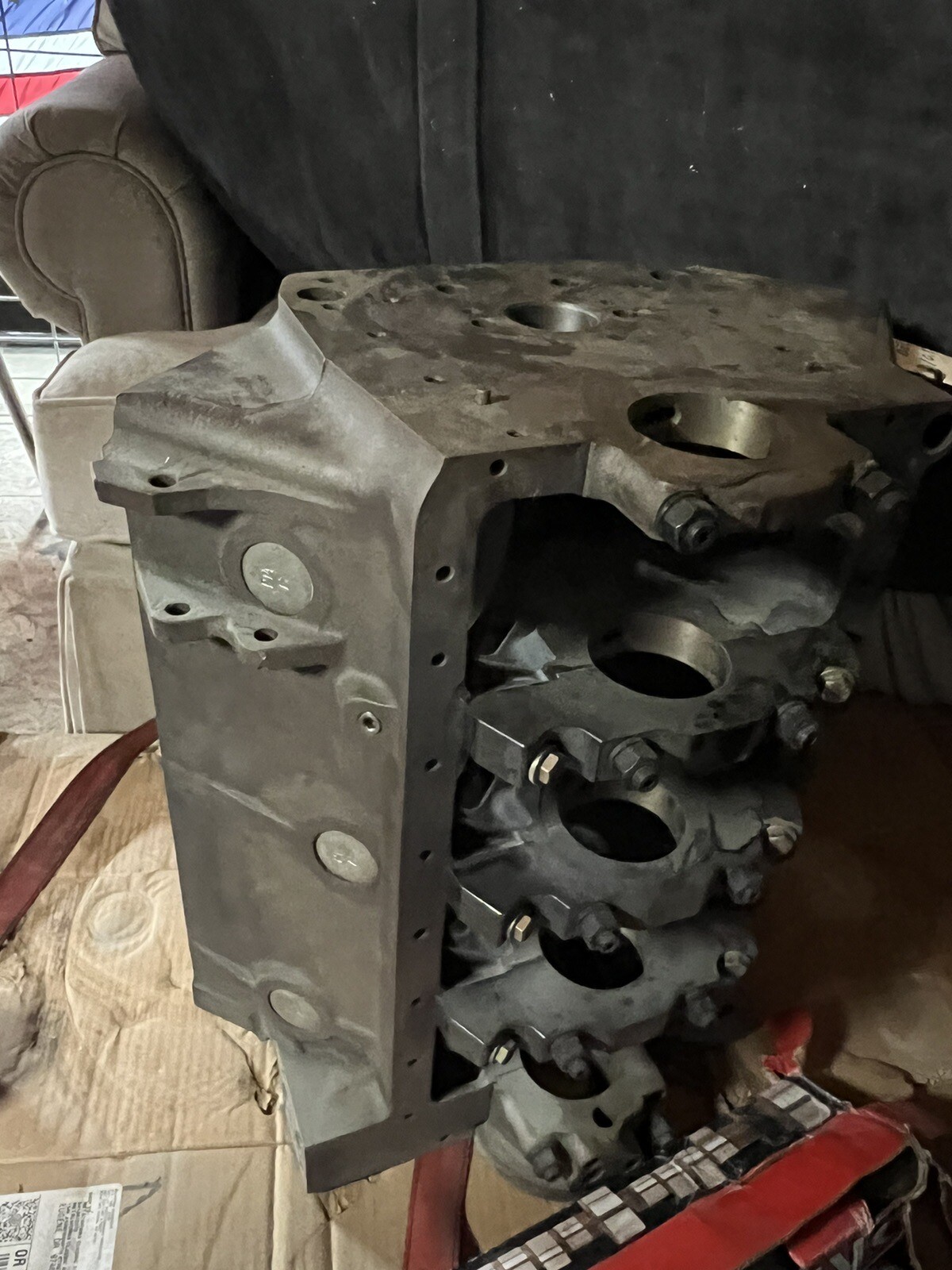392 Early Hemi Engine Block Ready for Final Hone and Assembly 4 Bolt ...