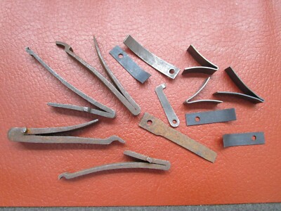antique gun spring assortment flat and Vee springs | eBay
