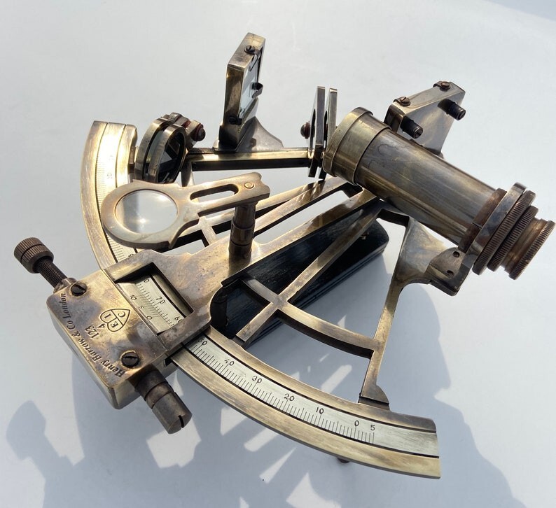 Solid Brass Marine Astrolabe Henry Barrow & Co London SEXTANT Maritime ...