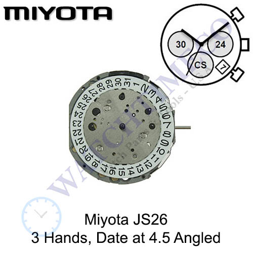 Genuine Miyota JS26 Watch Movement Japan (Multiple Variations) | eBay